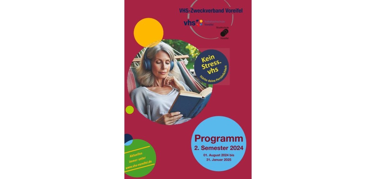 Neues Programmheft der VHS Voreifel liegt aus | Wachtberg